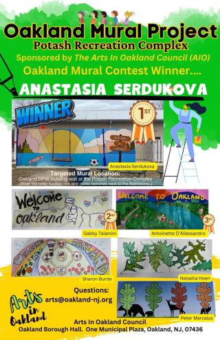 Exciting News! Mural Contest Winner! | Borough of Oakland NJ